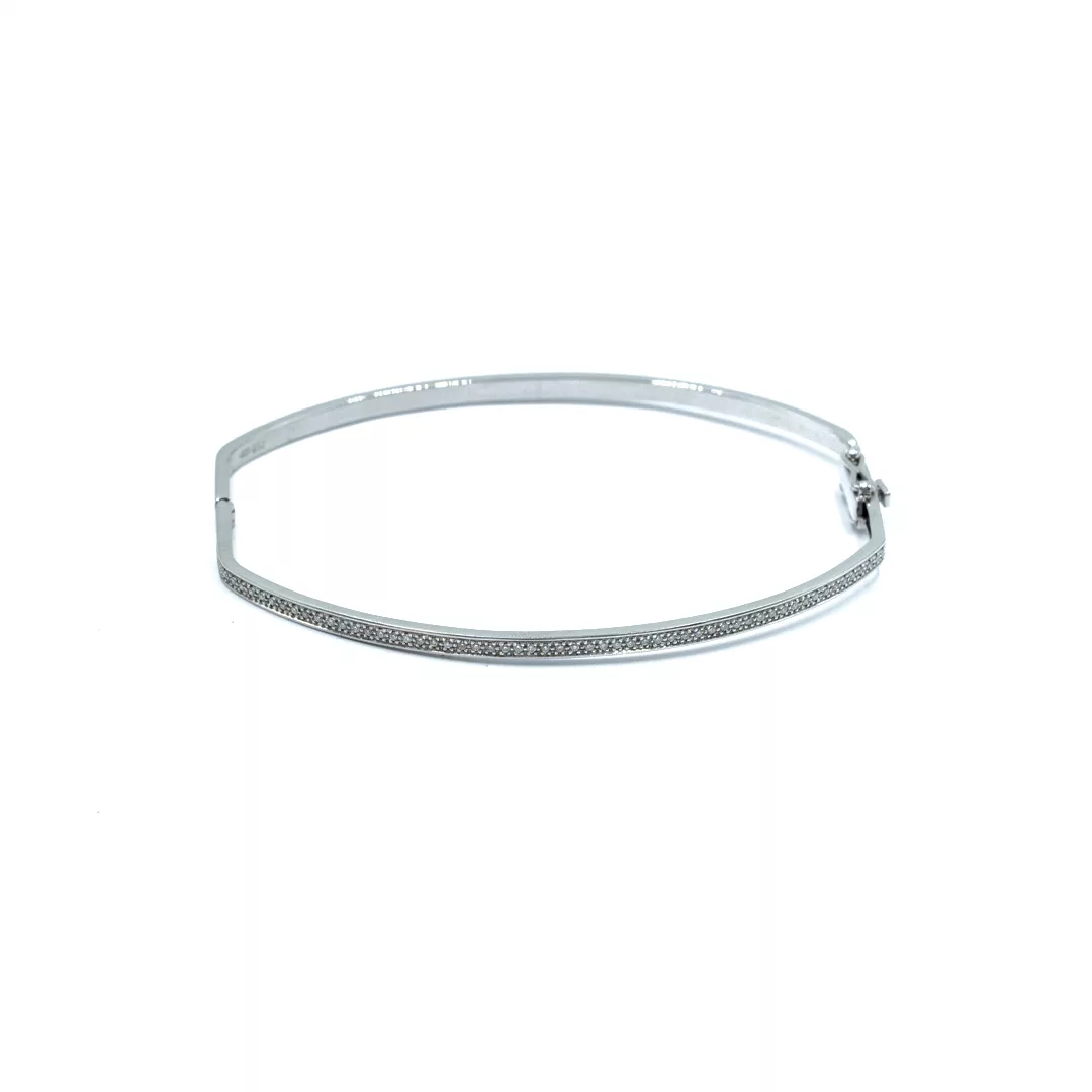 Bracelet - White Gold with Diamonds - Ravior