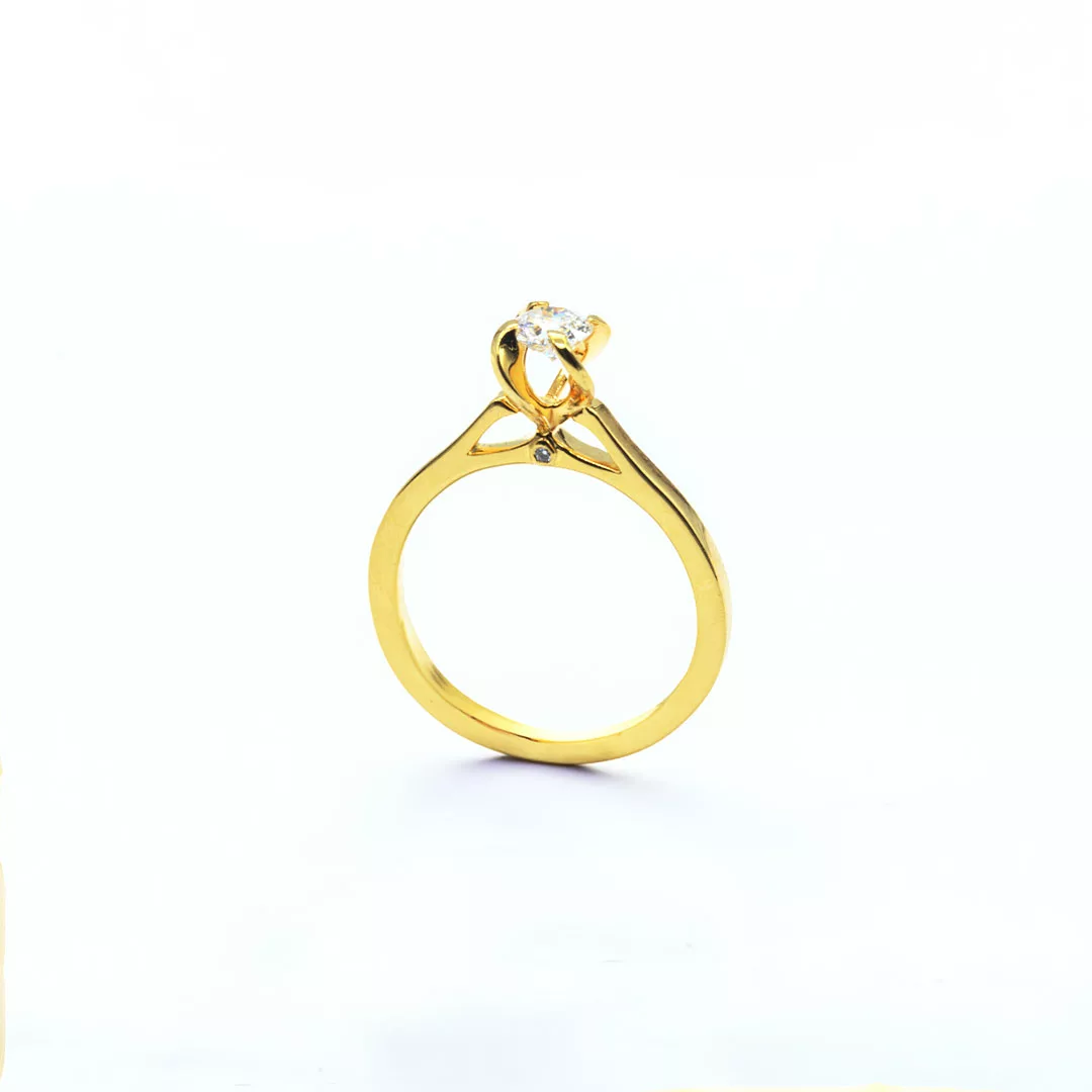 Diya - Yellow Gold Ring - Ravior